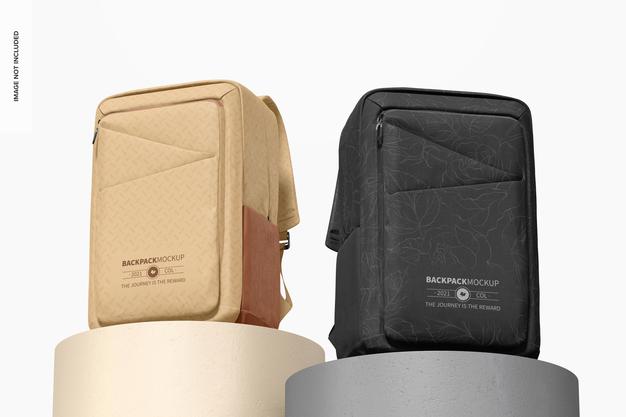 Free Backpacks Mockup, Perspective Psd – DreamBundles