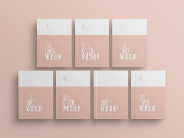 Free Book Cover Multiple Mockup Psd – DreamBundles