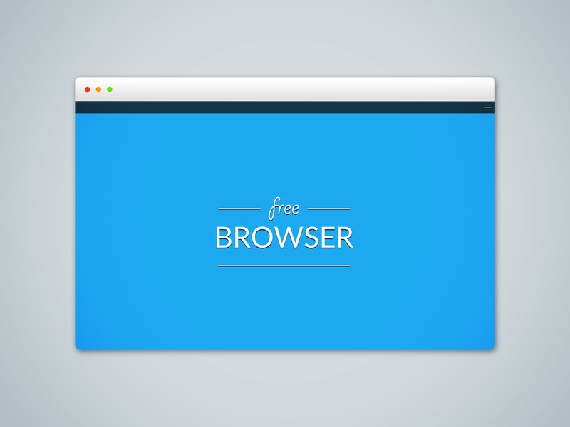 Free Browser Psd Mockup – DreamBundles