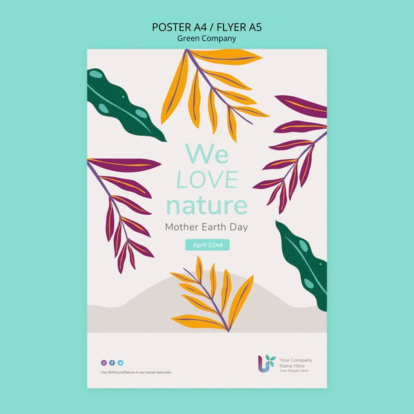 Free Colorful Business Poster Concept Template Psd – DreamBundles