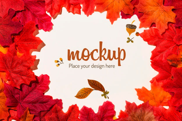 Free Colorful Leaves Mock-Up Design Psd – DreamBundles