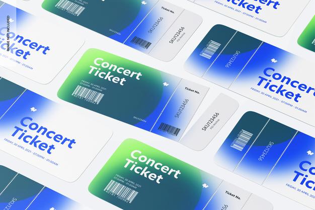 Free Concert Tickets Mockup Psd – DreamBundles