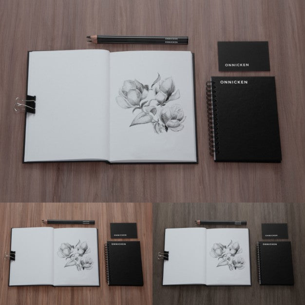 Free Drawing Elements Mock Up Psd – DreamBundles