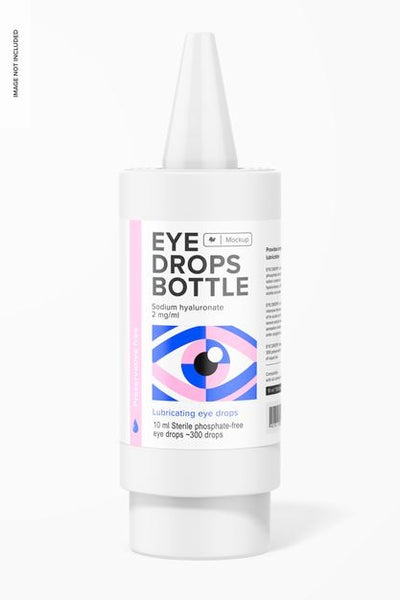 Free Eye Drops Bottle Mockup, Front View Psd – DreamBundles