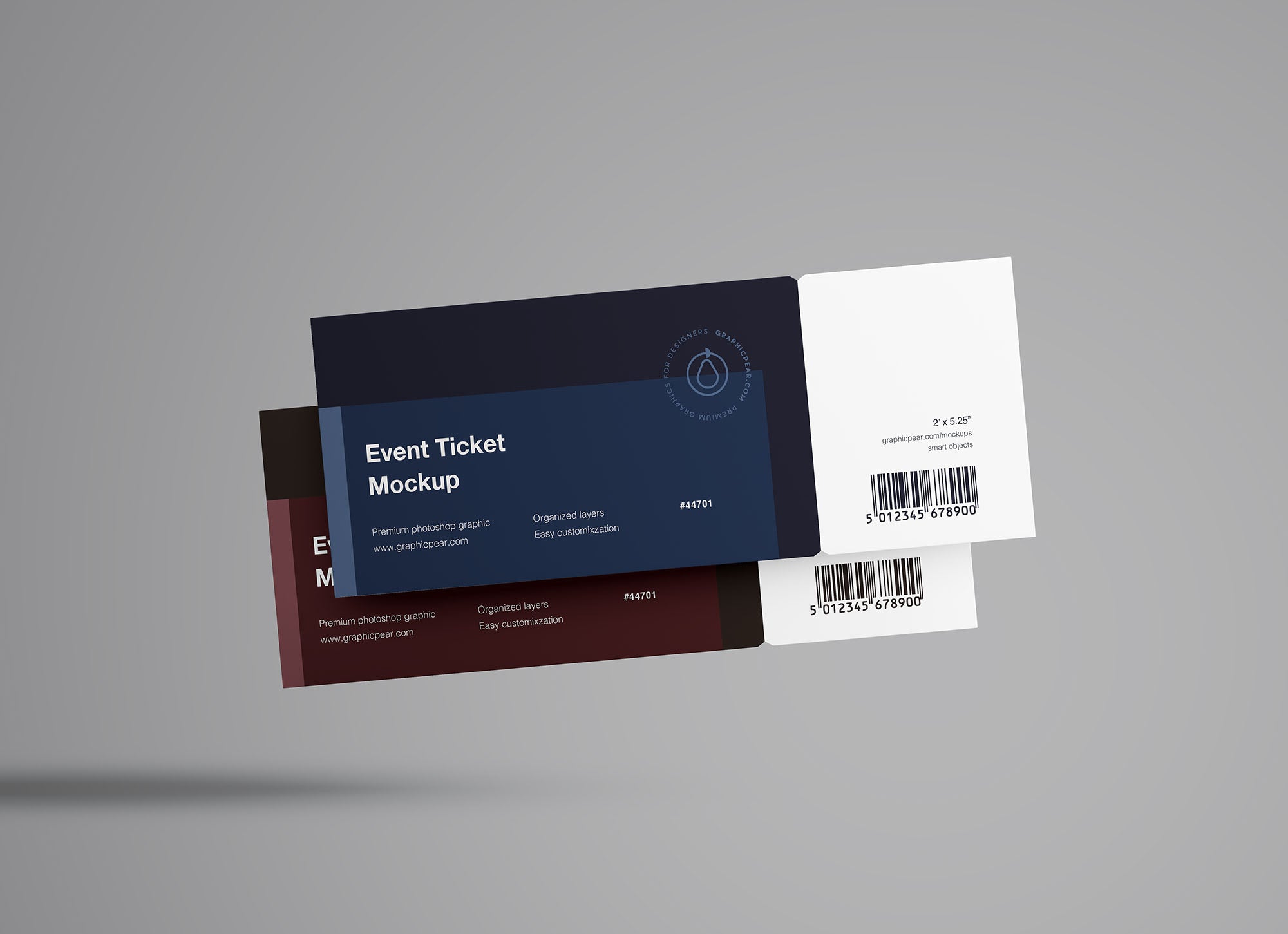 Free Floating Tickets Mockup – DreamBundles