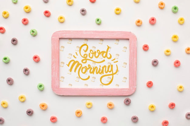 Free Frame With Good Morning Message Psd – DreamBundles