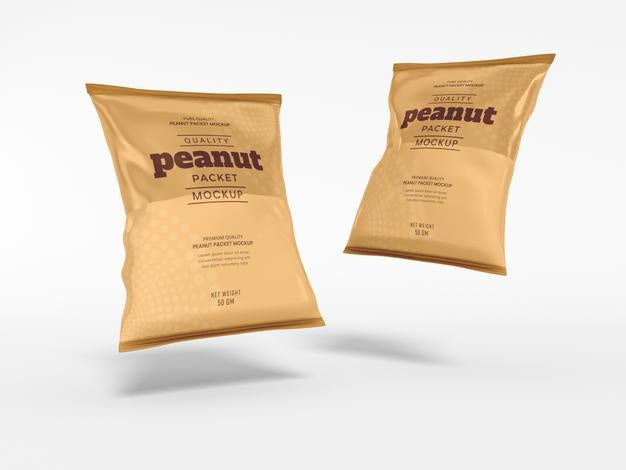 Free Glossy Foil Peanut Packaging Mockup Psd – DreamBundles