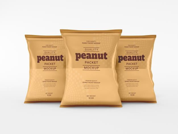 Free Glossy Foil Peanut Packaging Mockup Psd – DreamBundles