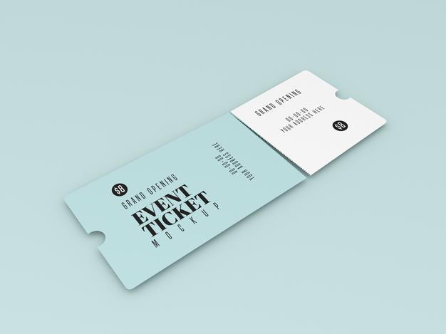 Free Grand Opening Event Ticket Mockup Psd – DreamBundles