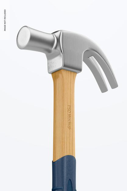 Free Hammer Mockup On White Psd – DreamBundles