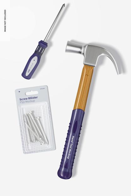Free Hand Tool Set Mockup Psd – DreamBundles