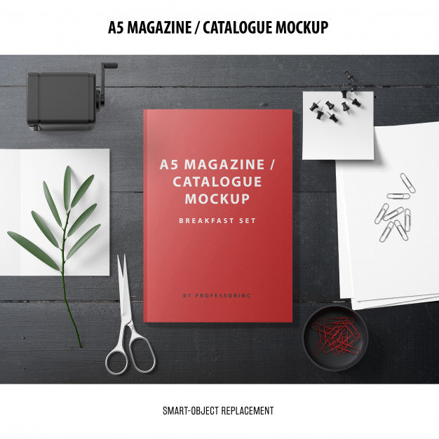 Free Magazine Catalogue Mockup Psd – DreamBundles