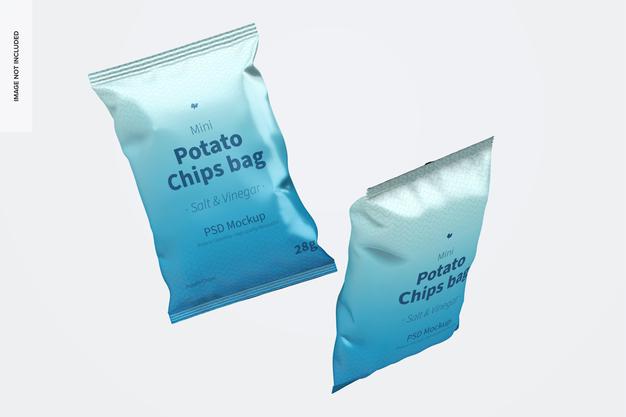 Free Mini Potato Chips Bags Mockup Psd – DreamBundles