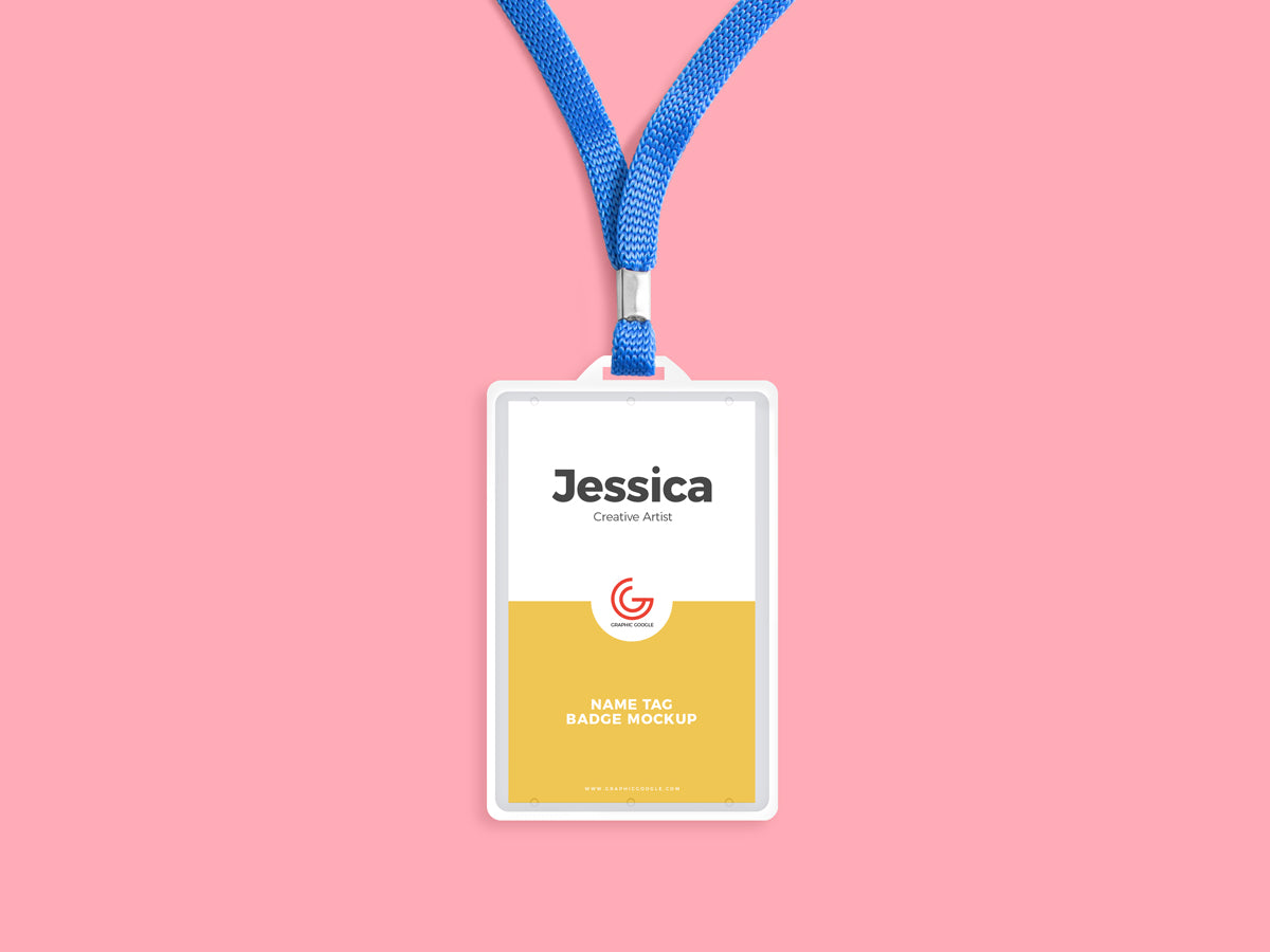 Free Office Name Tag Badge Mockup Psd – DreamBundles