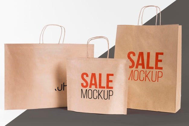Free Paper Bag Concept With Mock-Up Psd – DreamBundles
