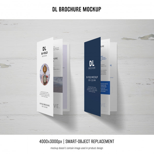 Free Portrait Dl Brochure Mockup Psd – DreamBundles