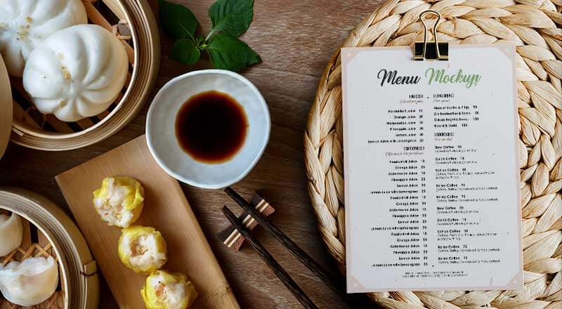 Free Restaurant / Hotel Menu Mockup Psd – DreamBundles