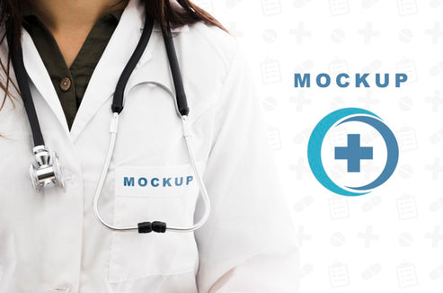 Free Top View Medical Concept With Mock-Up Psd – DreamBundles