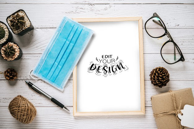 Free Top View Poster Frame Design Mockup Psd – DreamBundles